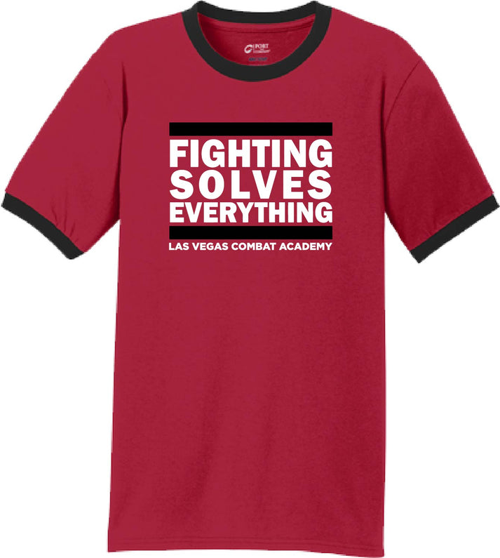 "Fighting solves Everything" T-Shirt – Las Vegas Combat Academy